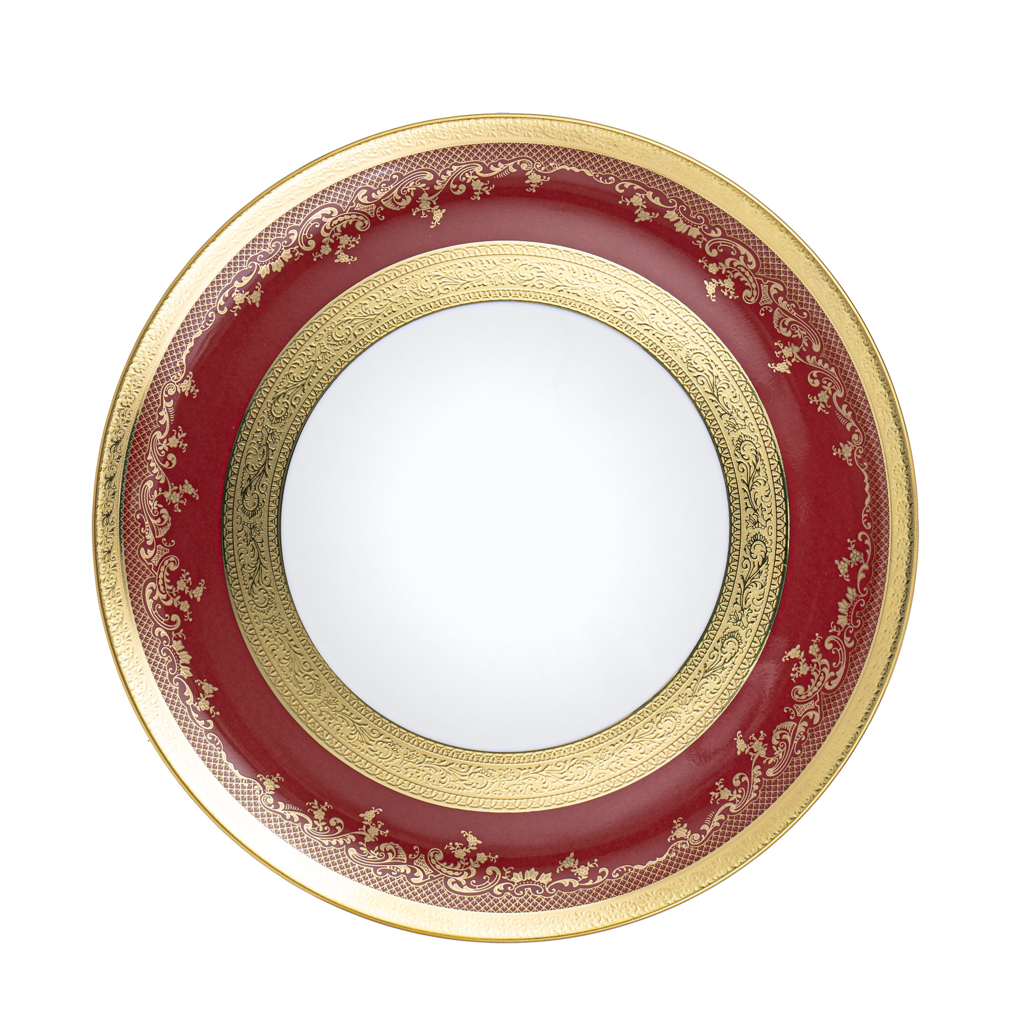 Royal Gold Bordeaux Under Plate 31 cm - Zepter Shop