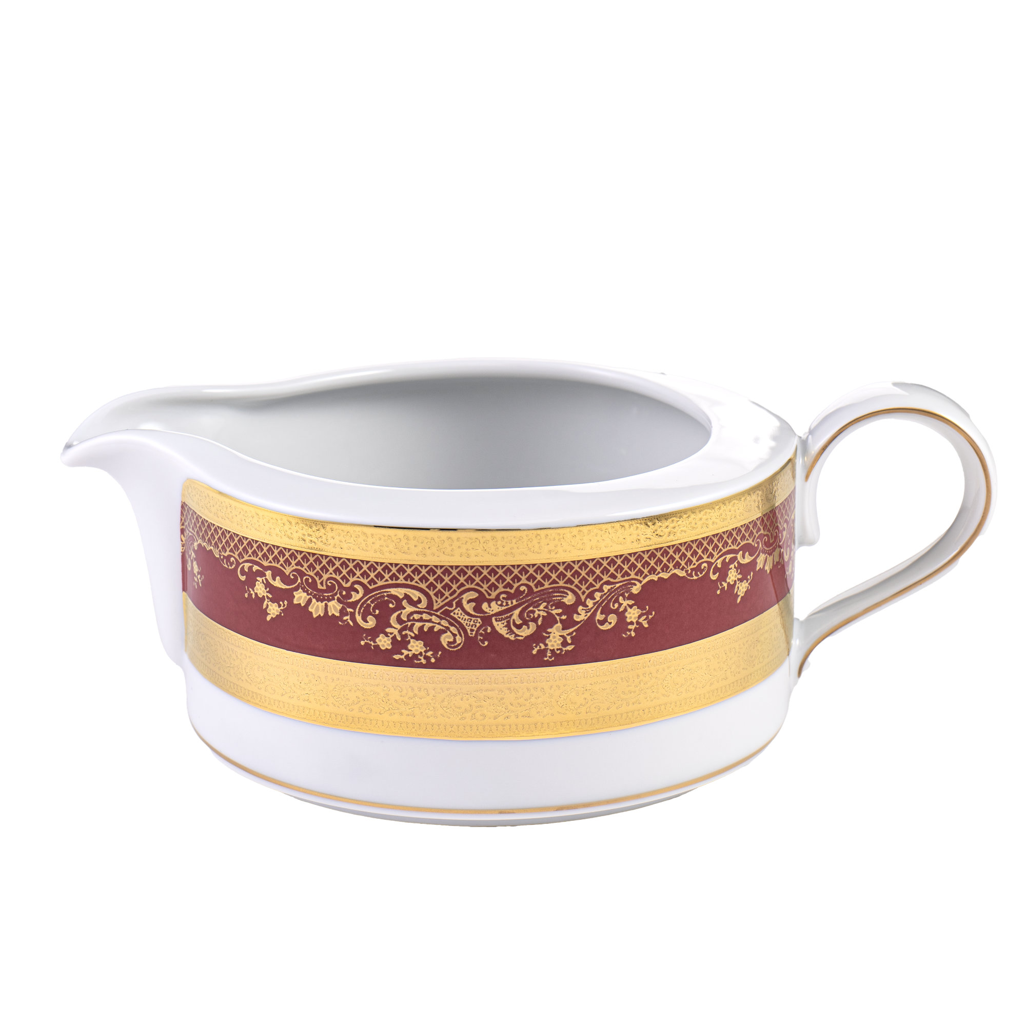 Royal Gold Bordeaux Gravy Boat - Zepter Shop