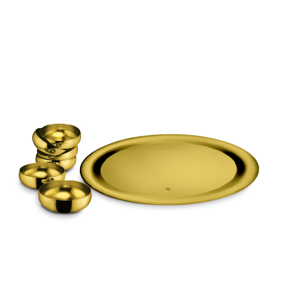 BARON - GOLD PLATED DESSERT SET - Zepter Shop